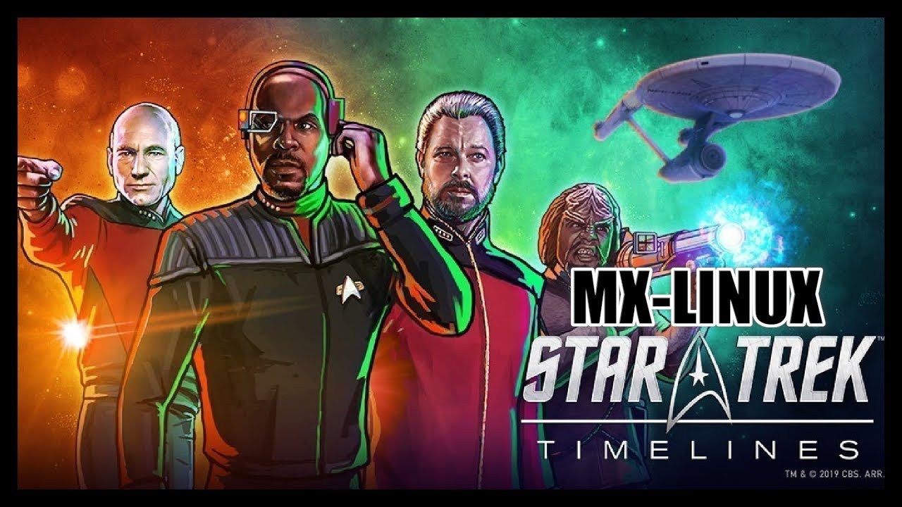 Star Trek Timelines Lets Play #1 on MX-Linux - YouTube