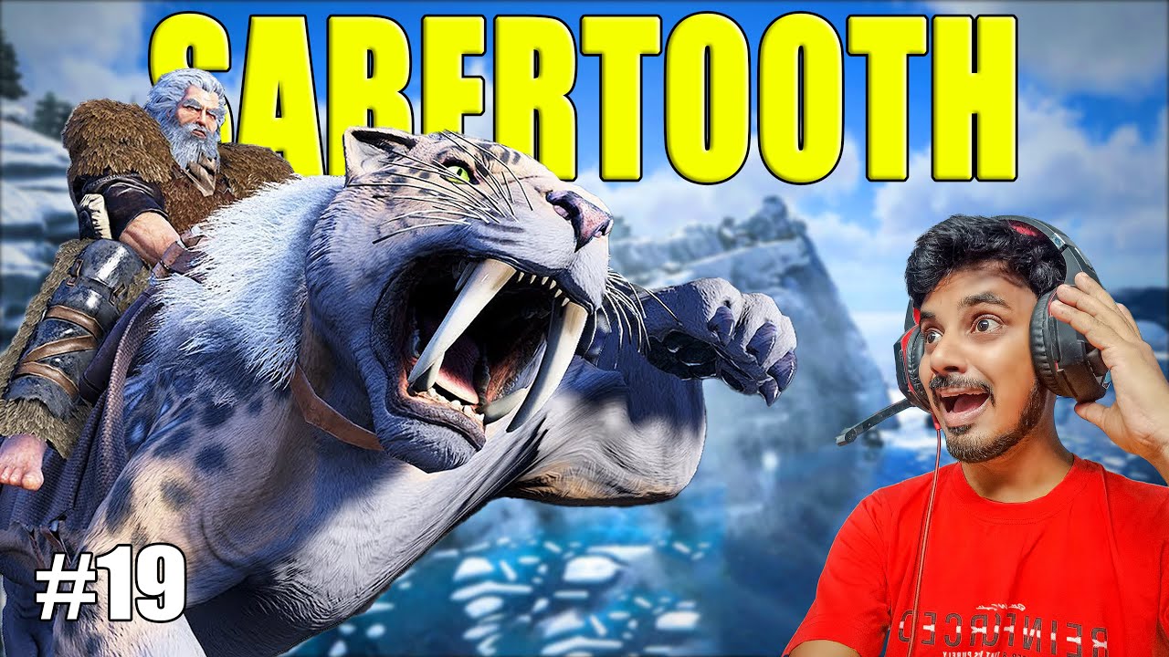 I Tame The Simba Of The Mountain "Sabertooth" | Ark: Survival Evolved ...