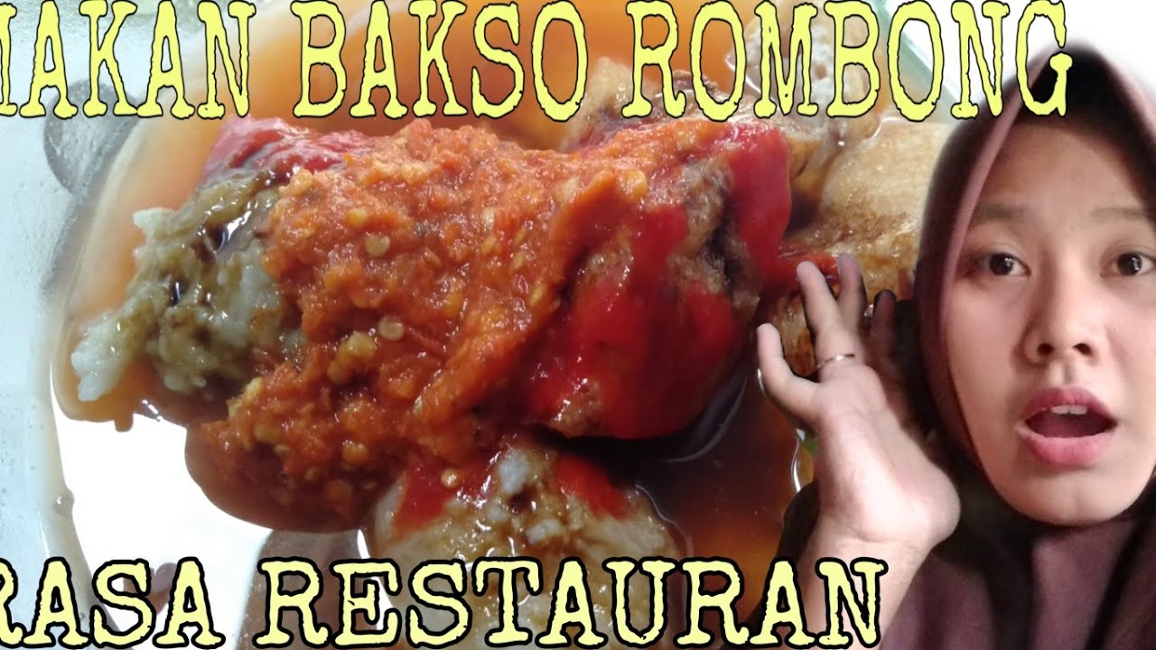 MAKAN BAKSO ROMBONG RASA RESTORAN GAES... - YouTube