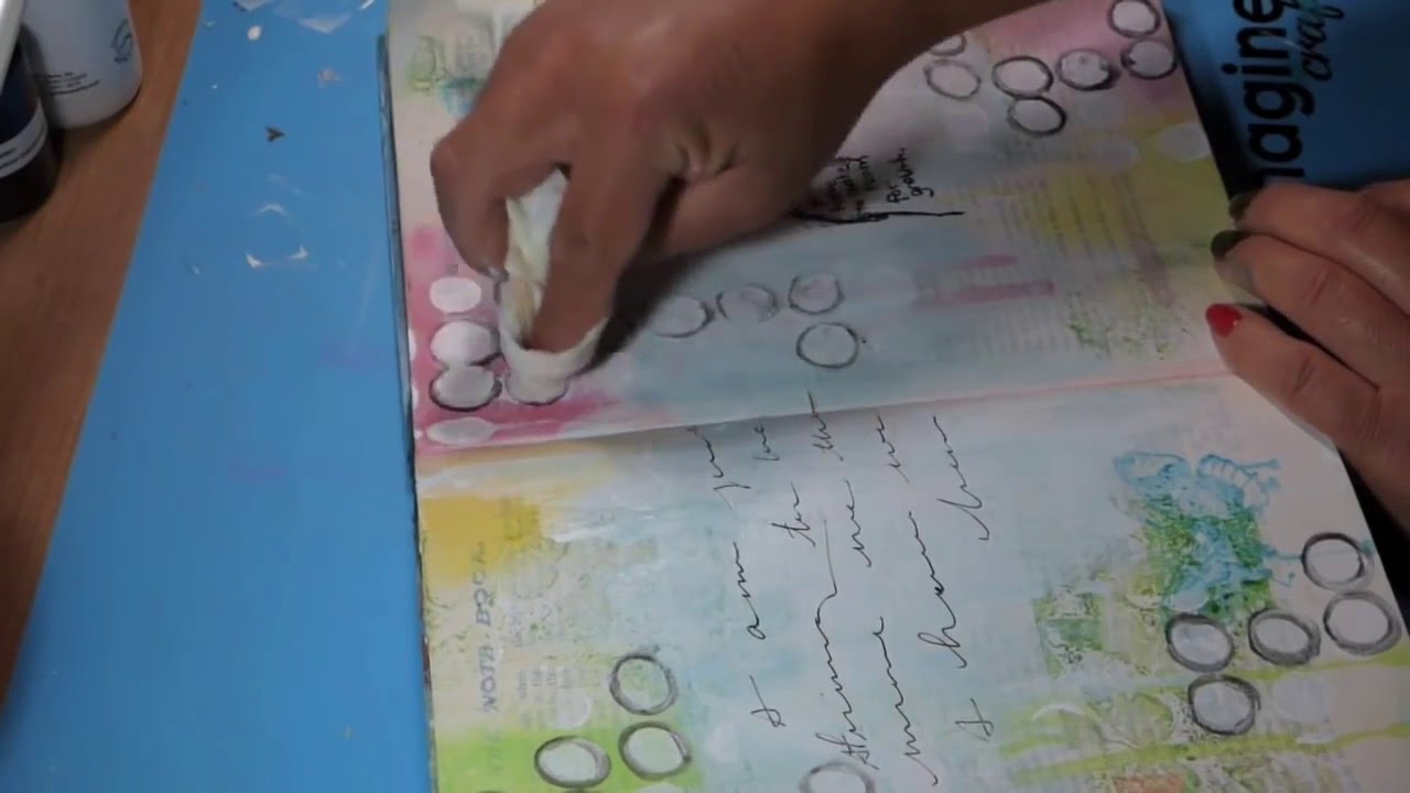 Mixed Media Art Journaling Techniques with Faber-Castell Gelatos - YouTube