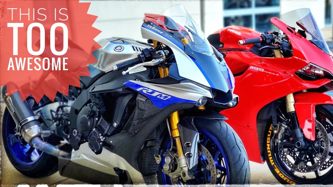 Outspokentiger R1M vs Dude_Mungus 1199 Panigale vs 2slowzx( Gen 4 zx10r ...