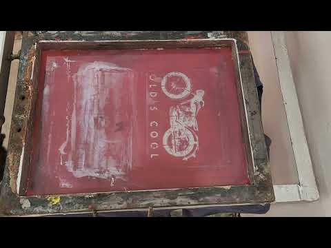 ১ স্ক্রিনে ২ কালার প্রিন্ট কিভাবে করবেন, how to 2 color screen print # ...