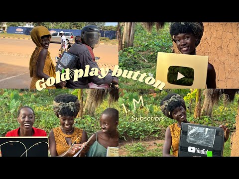 "OPENING my Gold Play Button in an African Village?! & How I Got It ...