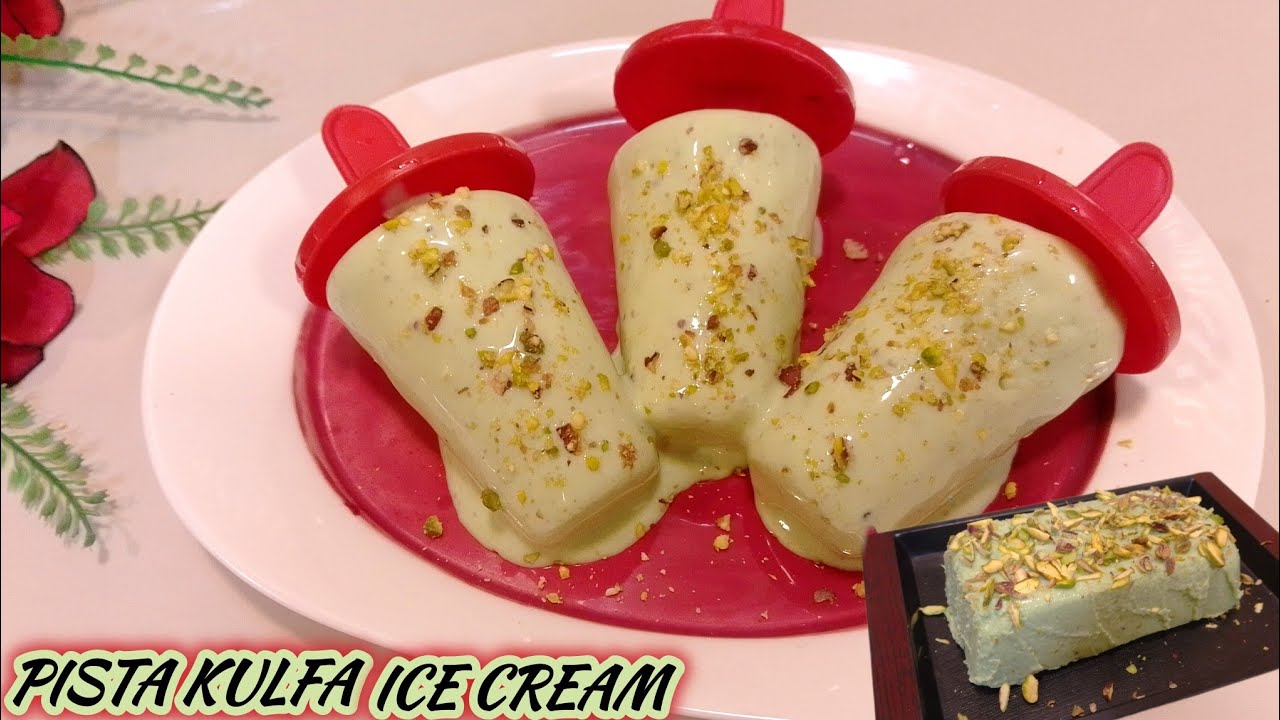 Pista kulfa ice-cream recipe 💯|| homemade Malai kulfa recipe👍|| summer ...