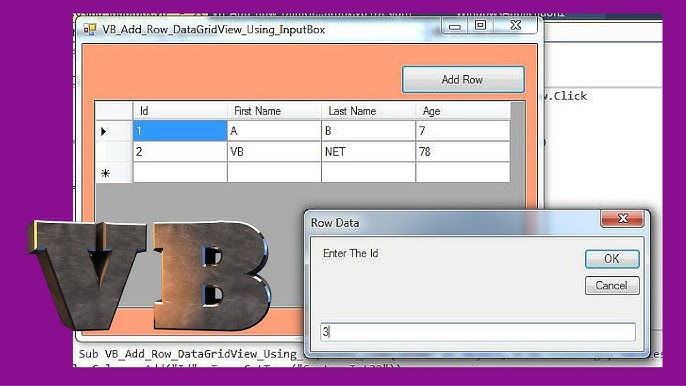 Vbnet How To Set Selected Row Values From Datagridview Into Inputbox Vbnet How To Set Selected Row Values From Datagridview Into Inputbox