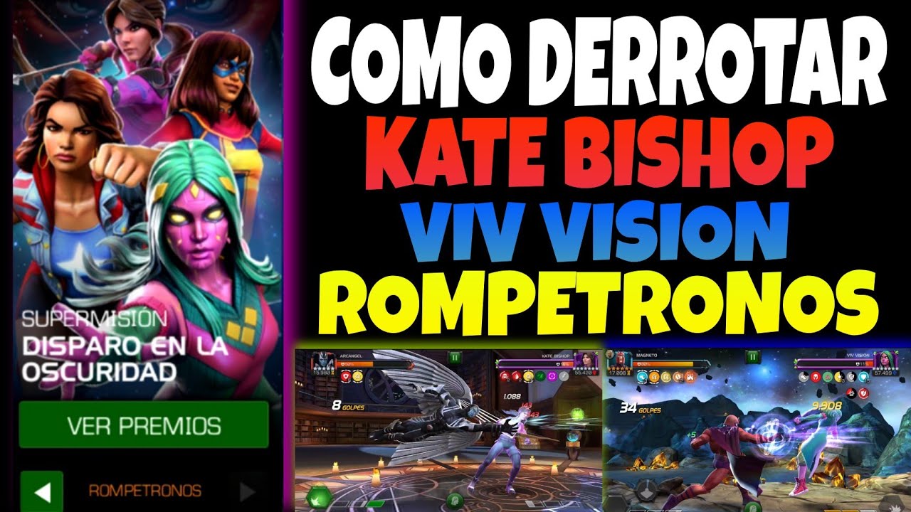 COMO DERROTAR a KATE BISHOP & VIV VISION 💥 DIFICULTAD ( ROMPETRONOS ...