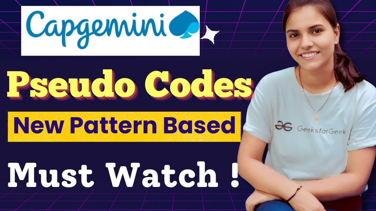 Capgemini Pseudo Codes Questions | Capgemini Technical Assessment ...