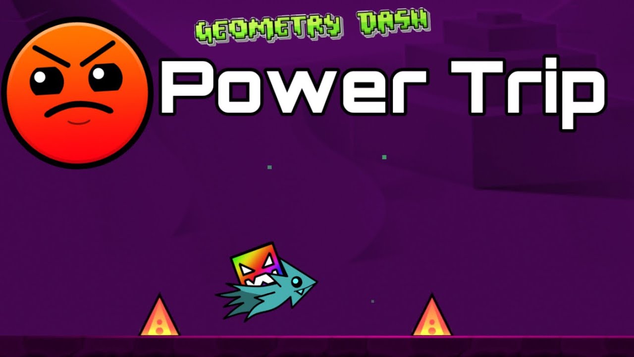 ПРОХОЖДЕНИЕ POWER TRIP В GEOMETRY DASH. - YouTube