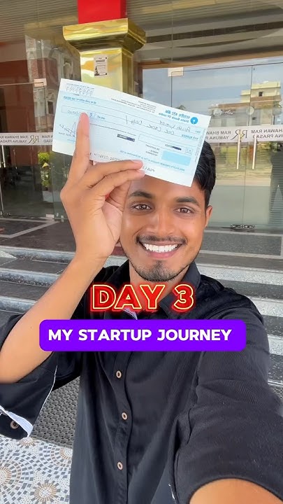 DAY 3/100 of My startup Journey. #entrepreneurlife #minivlog #funding #vlog #startup - YouTube