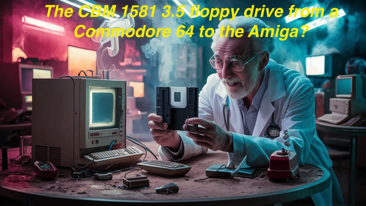 The CBM 1581 3.5 floppy drive from a Commodore 64/128 to the Amiga ...