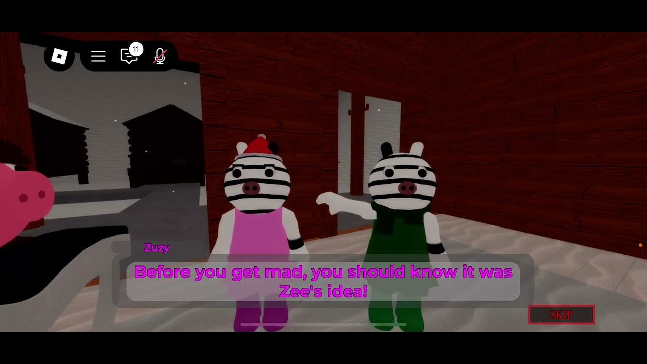Piggy: Distorted Winter Holiday Map Cutscene - YouTube