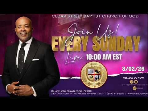 Cedar Street Baptist Church, 8AM SUNDAY MORNING WORSHIP!