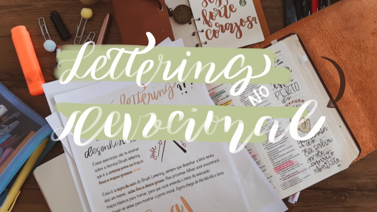 Ep.1-Lettering para DEVOCIONAL - Conheça a Técnica e quais materiais ...