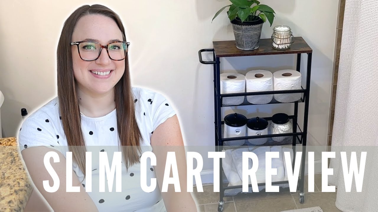 🗄️Get Organized with the Slim Storage Cart - Perfect for Small Spaces!🫑 ...