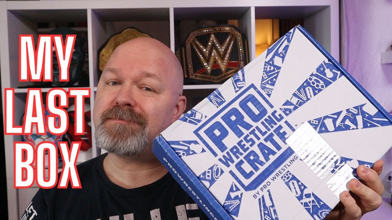 Unboxing: Pro Wrestling Crate March, My Last One. - YouTube