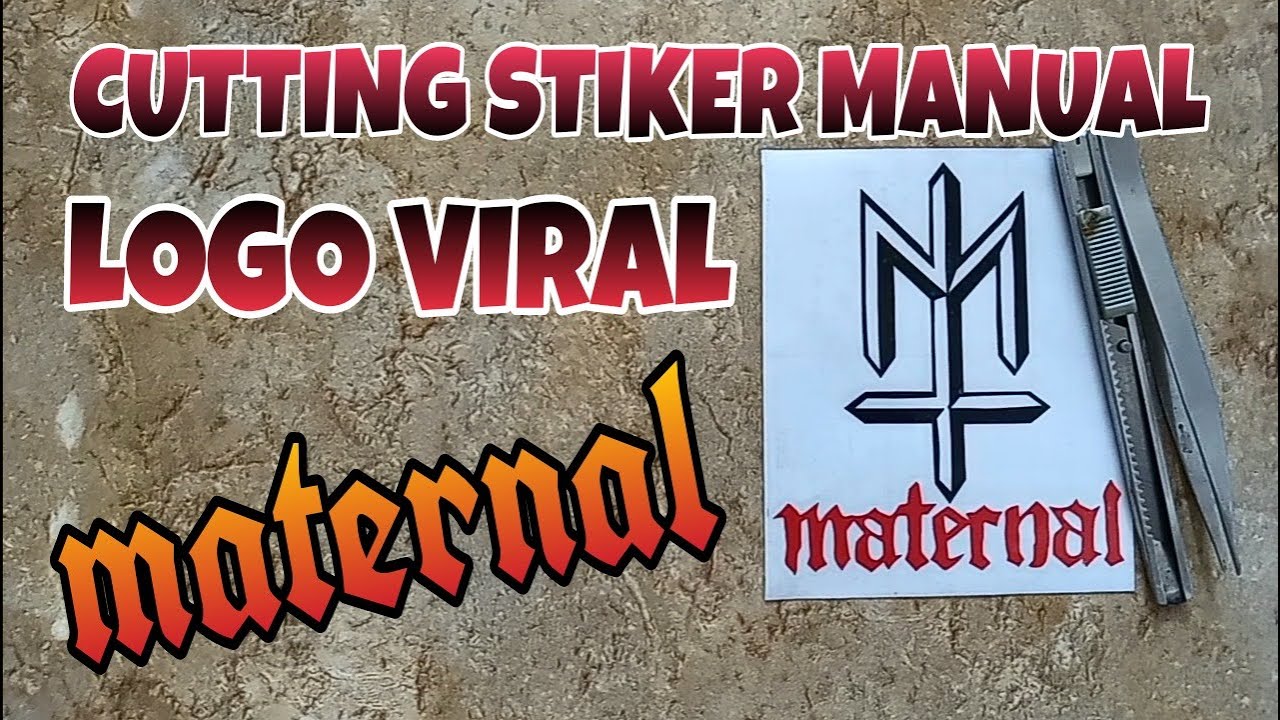 CUTTING STICKER MANUAL | LOGO MATERNAL - YouTube