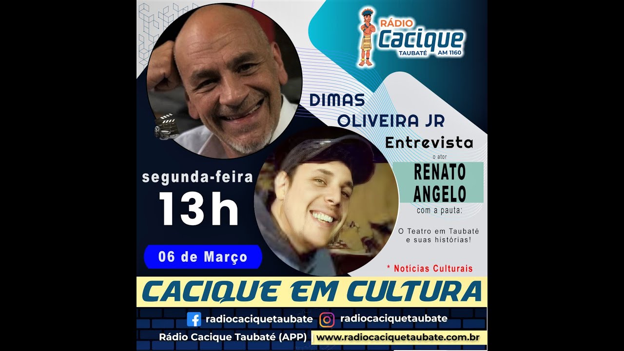 CACIQUE EM CULTURA - RENATO ANGELO - PGM 46 - YouTube