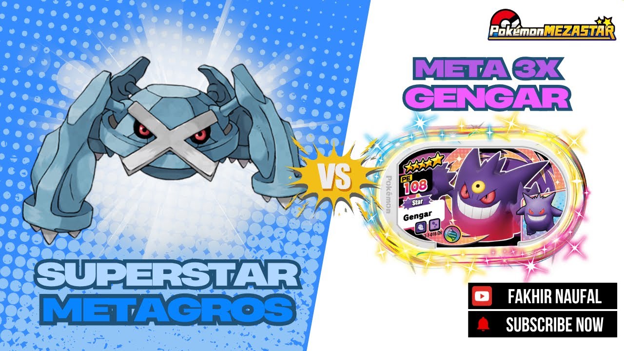 PERTARUNGAN SENGIT! METAGROSS DYNAMAX VS GENGAR MEGA EVOLUTION ...