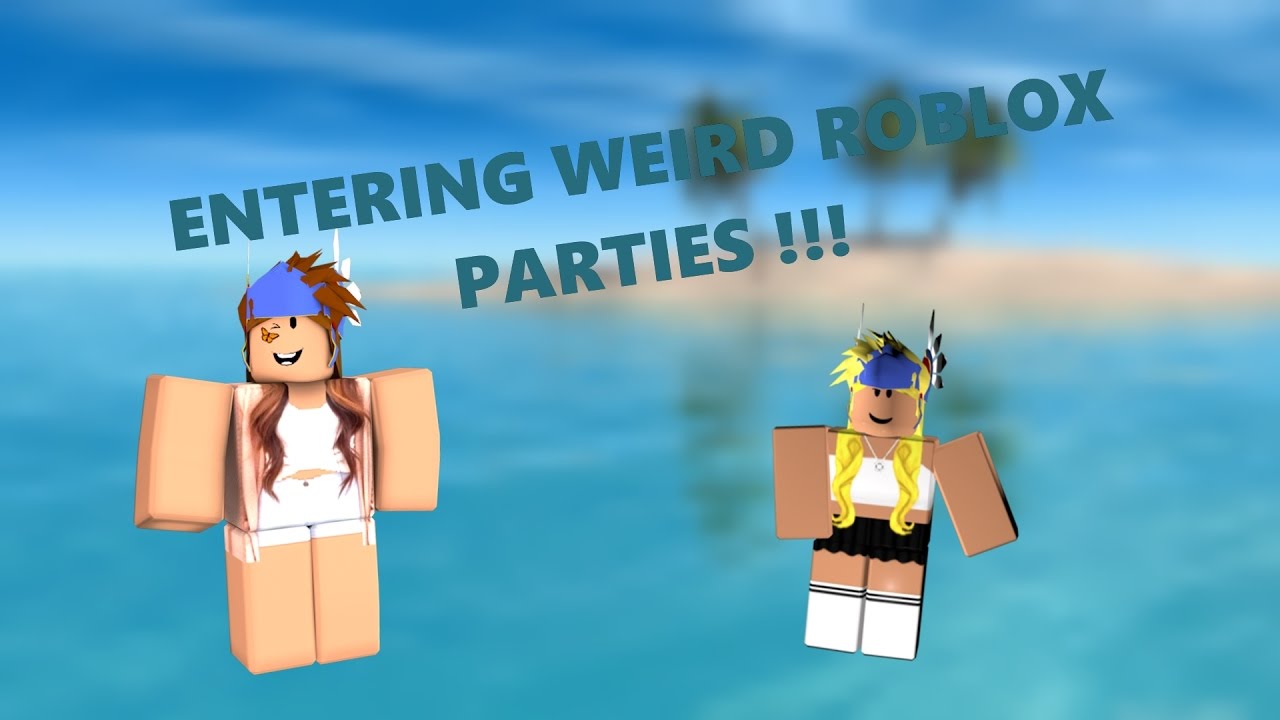 ENTERING REALLY WEIRD ROBLOX PARTIES/ Meep City - YouTube