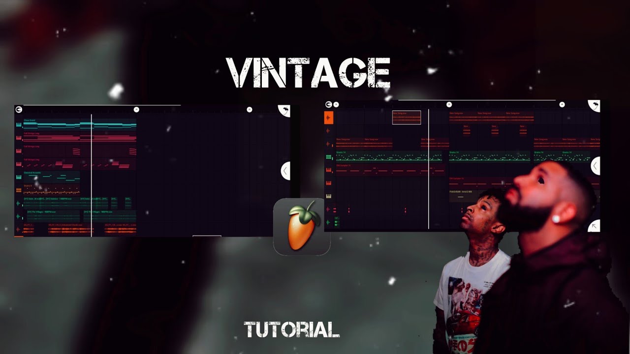 How To Make Vintage Beat For 21 Savage And Drake | Fl studio Mobile ...