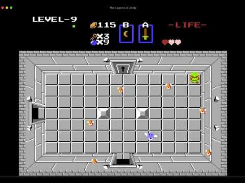 Legend of Zelda (NES) - mniboss Patra - 3-heart, Flawless, melee only ...