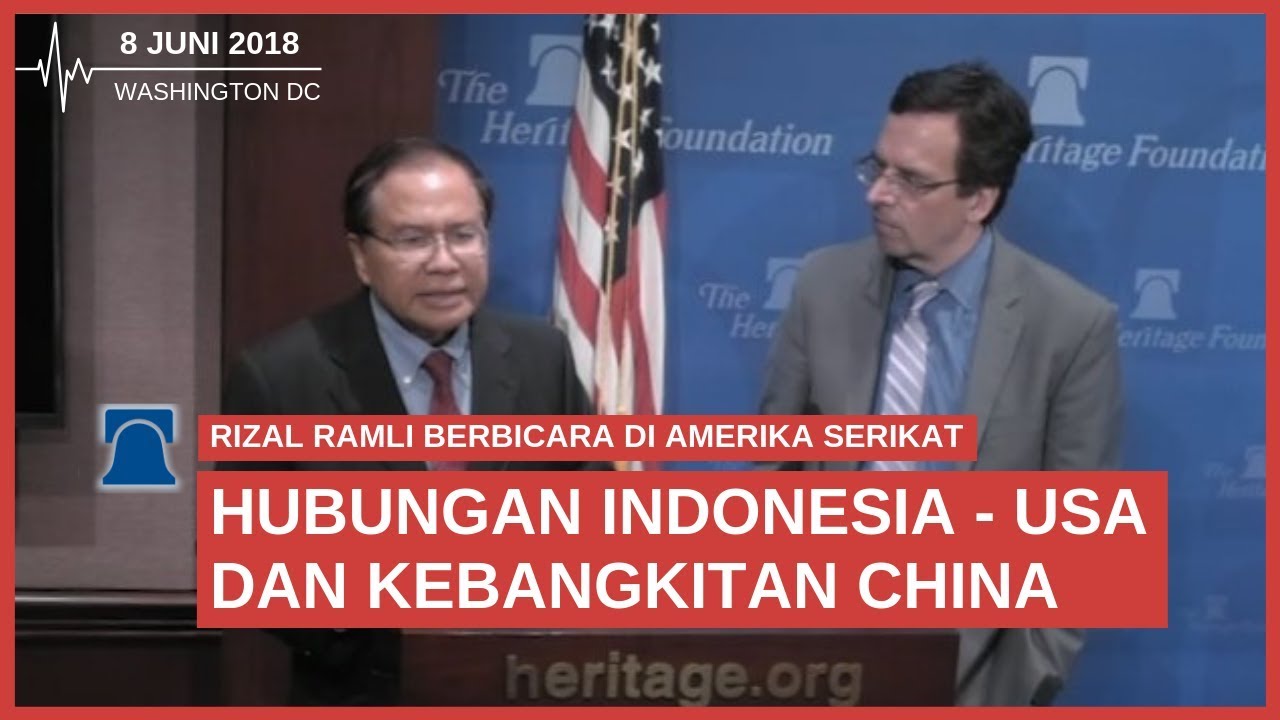 Rizal Ramli Berbicara di Washington DC, USA - YouTube