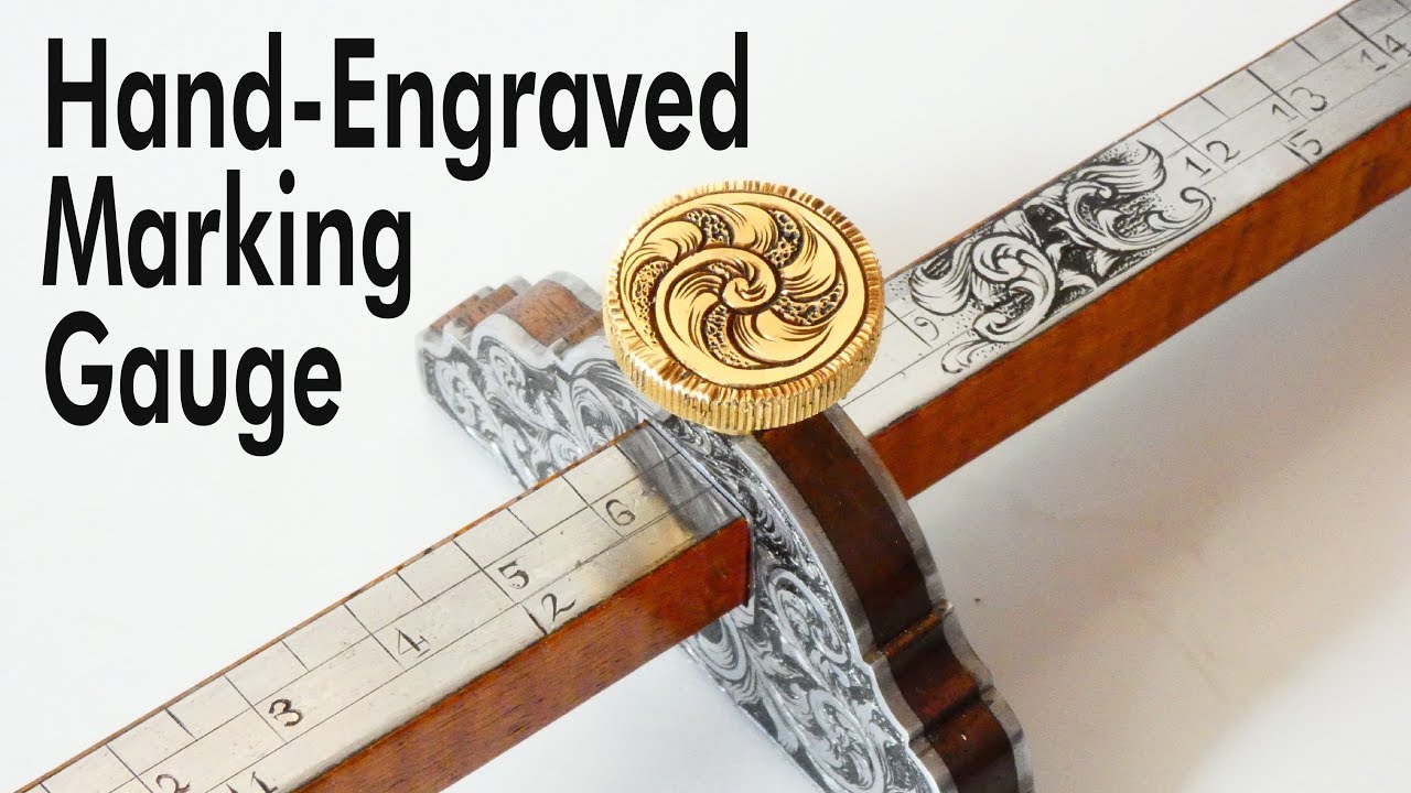 Making a "fancy-pancy" marking gauge - YouTube