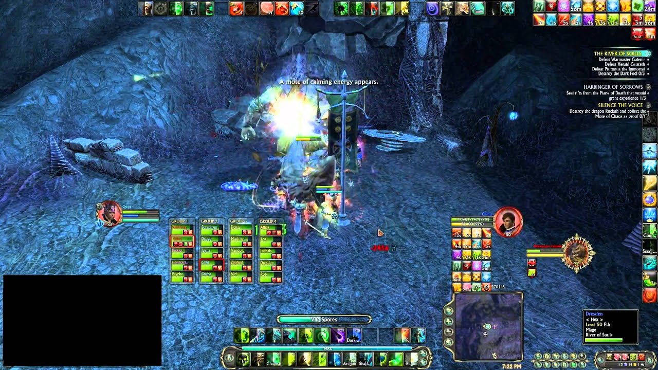 Rift lvl 50 Gameplay River of Souls Raid Warmaster Galenir Boss -HEX ...