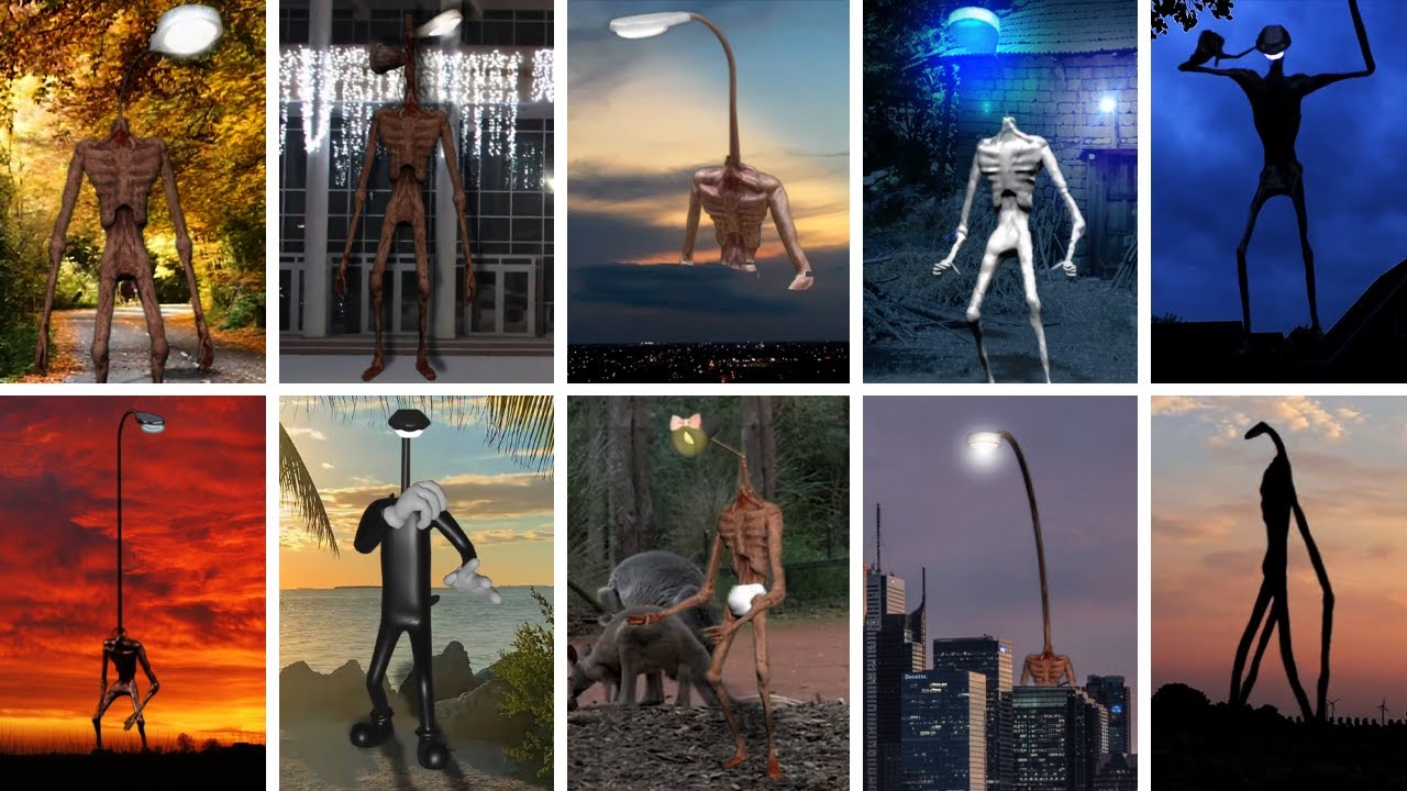 All Light Head CREATURES Caught On CAMERA..! - YouTube