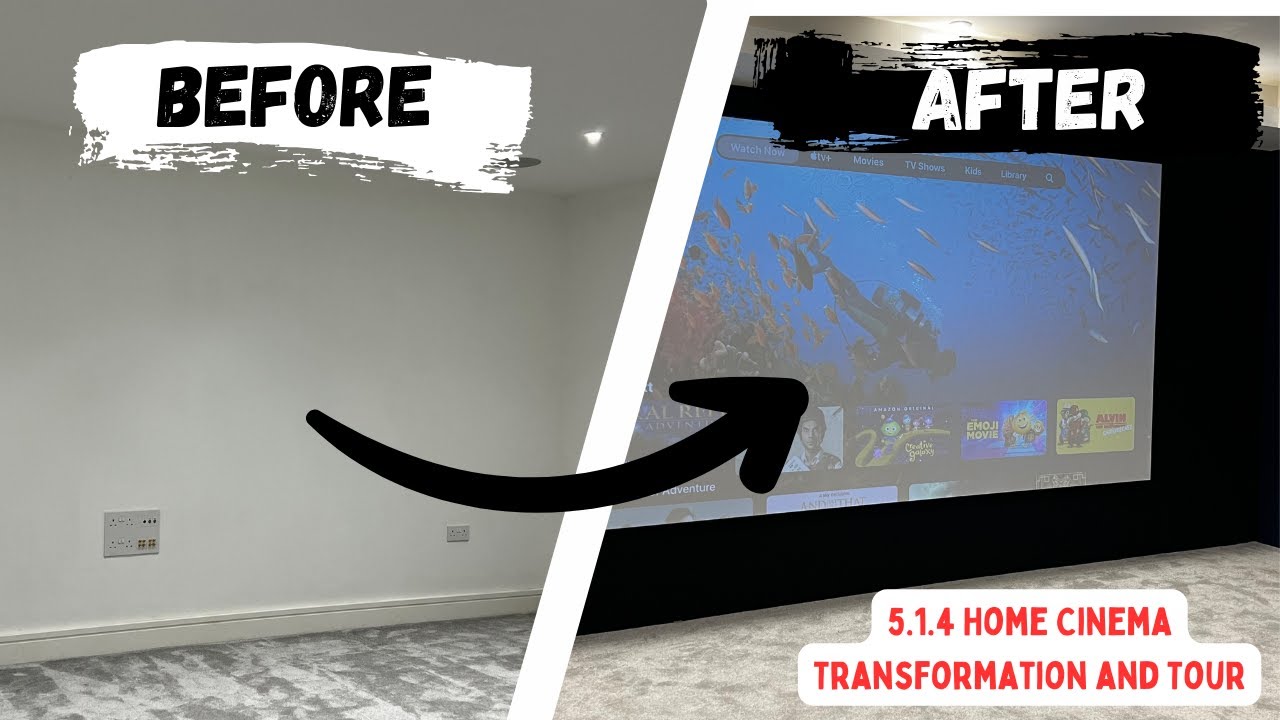 Front Box Room to affordable Home Cinema for all - YouTube