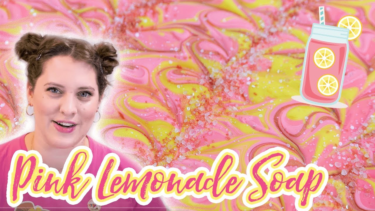 Pink Lemonade 90's Aesthetic Soap | Cold Process Soap Making | Royalty ...