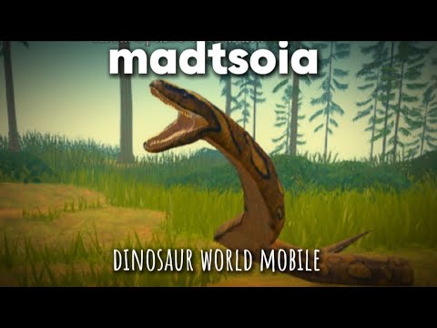 Dinosaur World mobile Madtsoia - YouTube