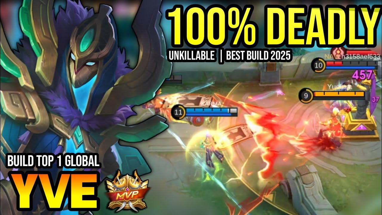 YVE BEST BUILD 2025 | BUILD TOP 1 GLOBAL YVE GAMEPLAY | MOBILE LEGENDS ...