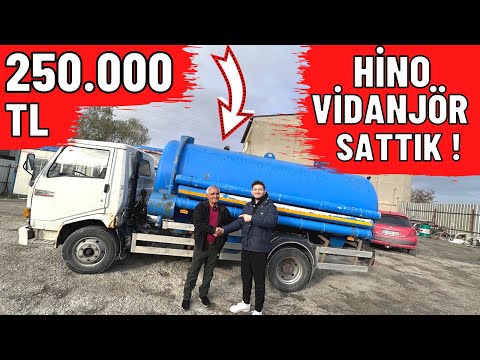250.000 TL HİNO VİDANJÖR SATTIK !
