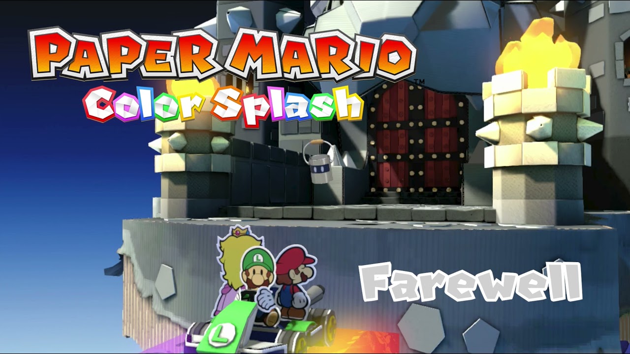 Farewell - Paper Mario Color Splash Music Extended - YouTube