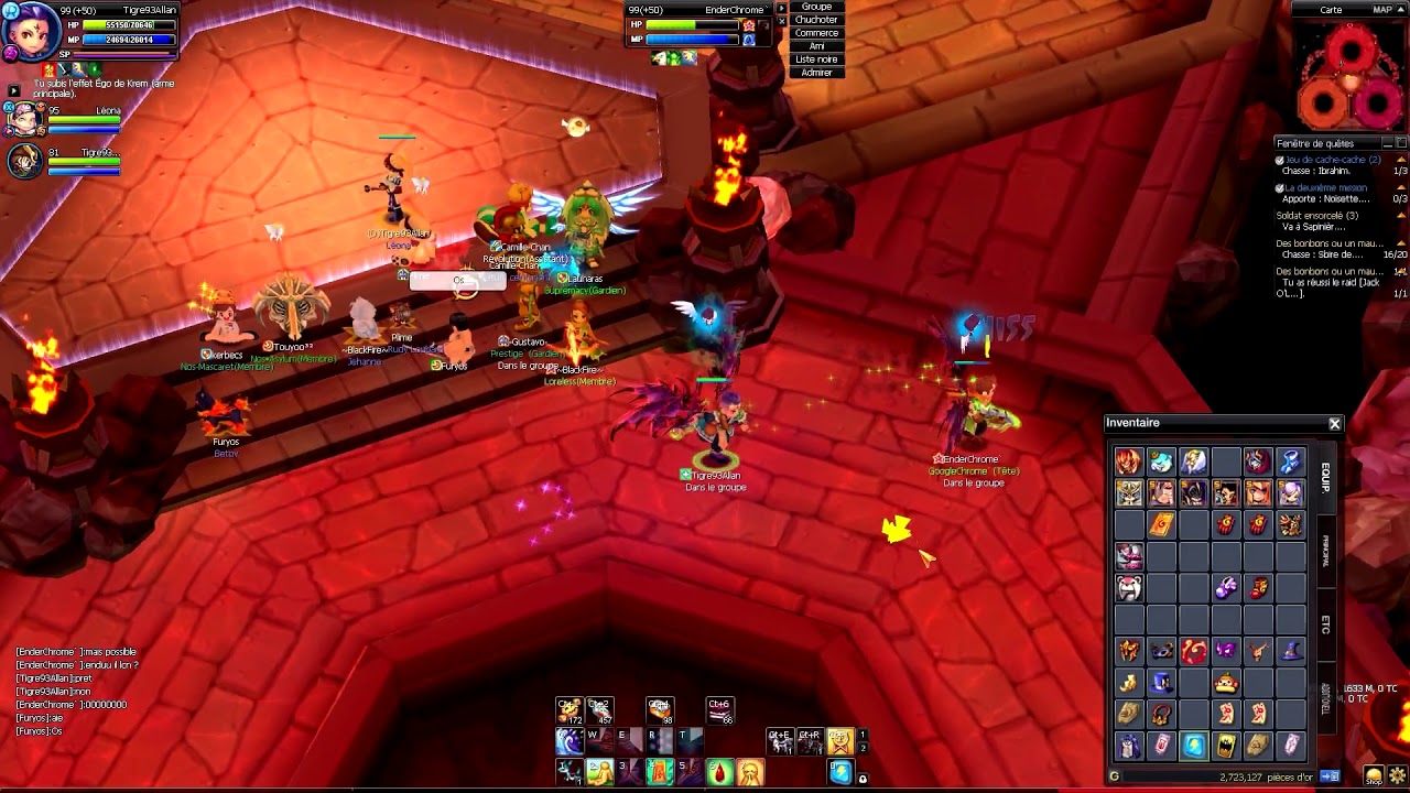 Nostale EnderChrome` VS Tigre93Allan Sp6 VS Sp6 - YouTube