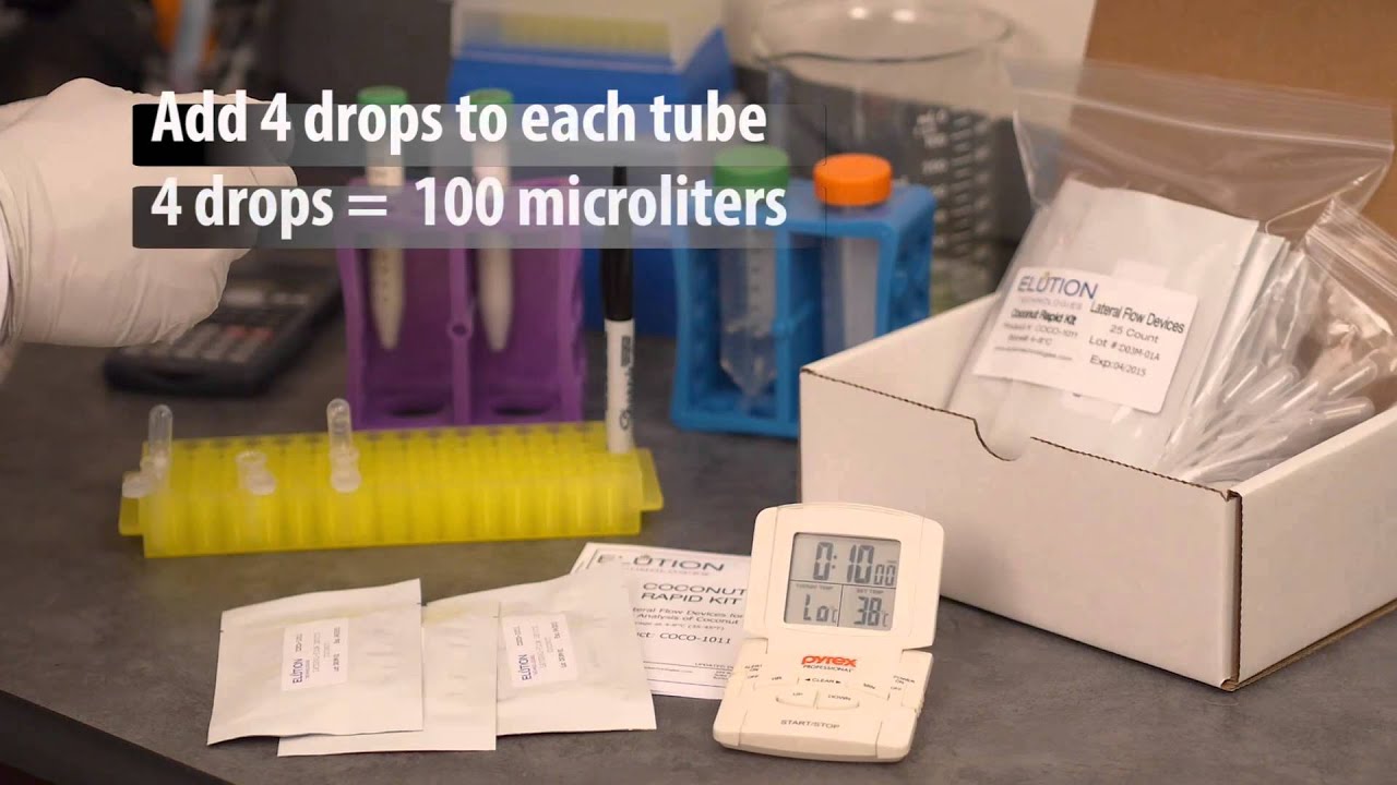 Elution Technologies - LFD Rapid Kit Procedure - YouTube