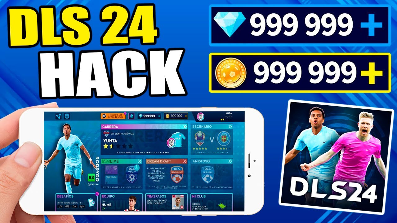 HACK DLS 24 GEMAS y MONEDAS ILIMITADAS! Dinero GRATIS en Dream League ...