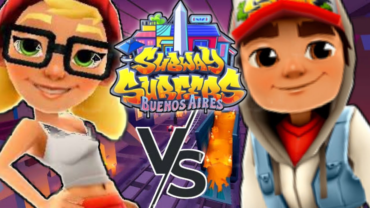 Subway Surfers Buenos Aires World Tour 2023 Jake vs Tricky Subway Run ...