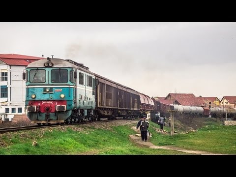 Tren de marfa 22869 pe relatia Sibiu Triaj - Coslariu la iesire din ...