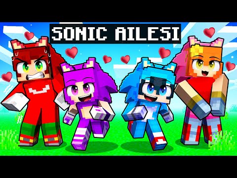 Minecraft'ta SONIC AİLESİ Tarafından EVLAT EDİNİLDİM!