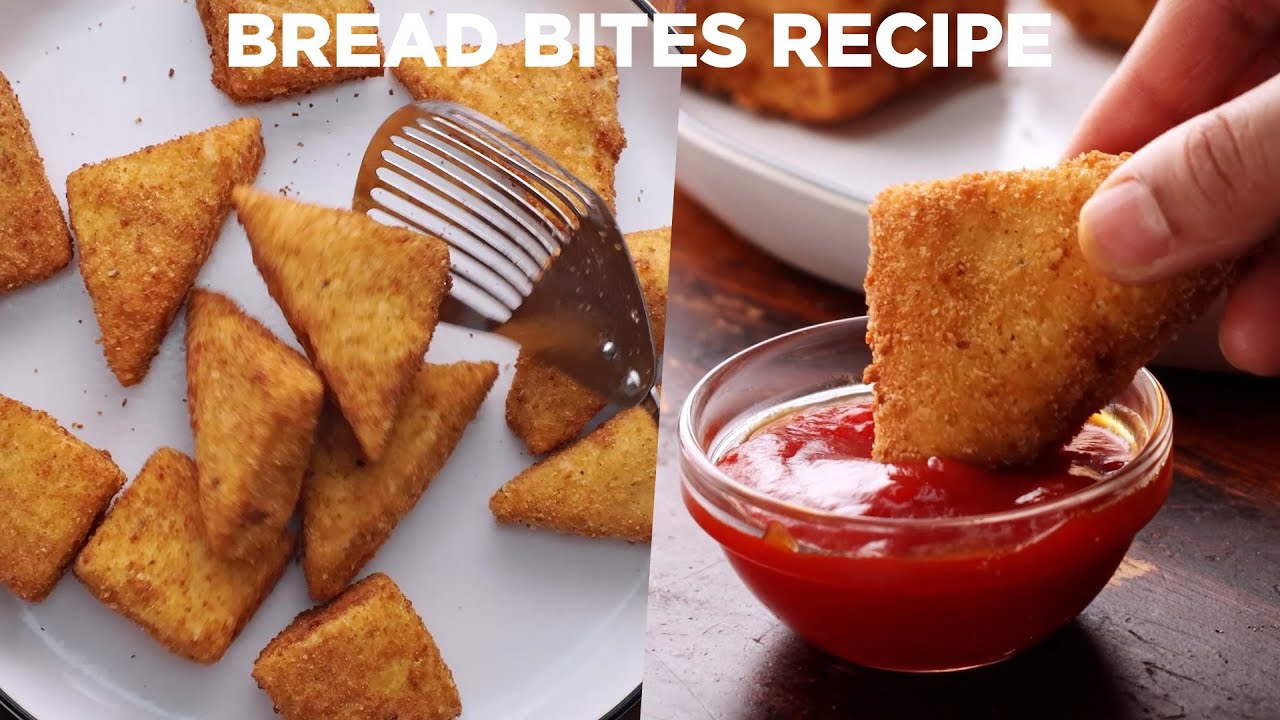 Kids Favorite Mini Chicken Bread Patties Recipe | Mini Bread Bites For ...