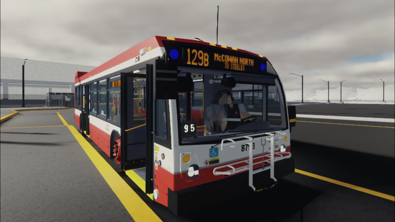 (Roblox) NGT | TTC McNicoll Division 2017 Novabus LFS 8798 Route 129B ...