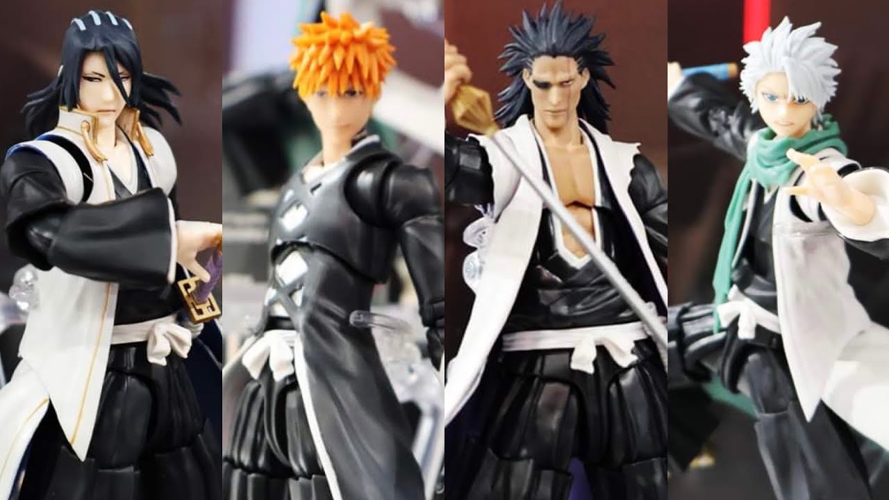 New Sh Figuarts Bleach action figures on display Tamashii Nations - YouTube