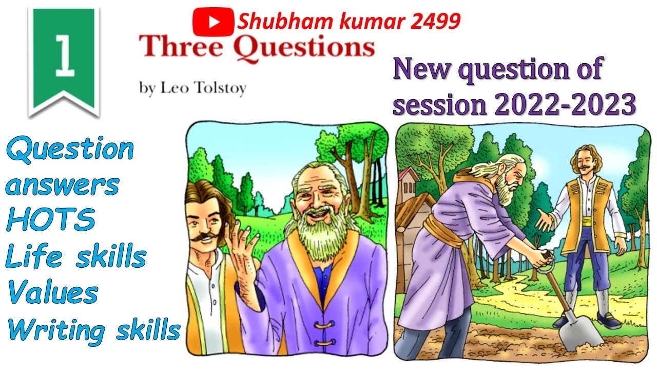 Dav Class 8 English Chapter 1 Question Answers Three Questions Full dav-class-8-english-chapter-1-question-answers-three-questions-full