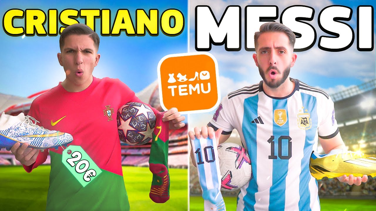 Τεστάρω Προιόντα Messi Εναντίον Cristiano Από Το Temu ! - YouTube