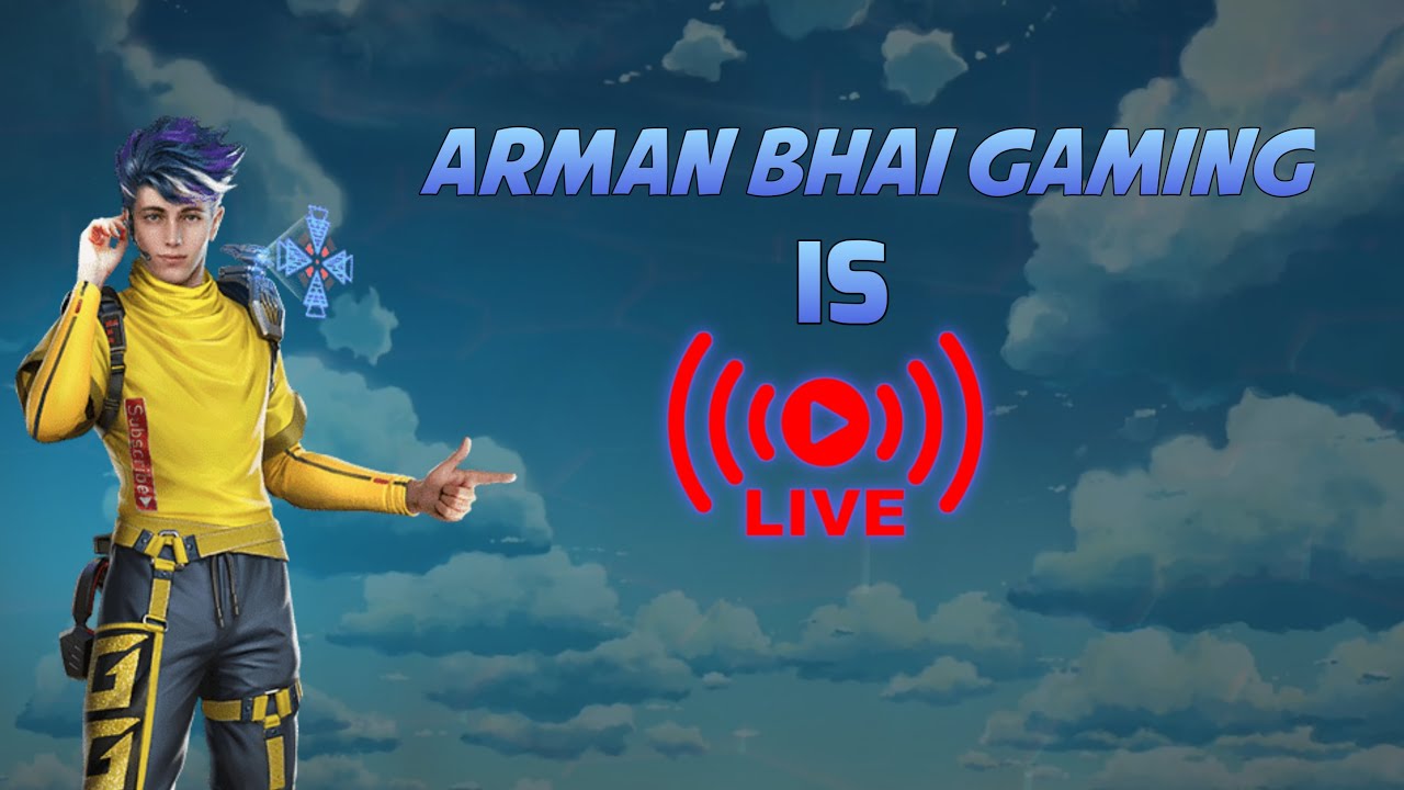 Arman Bhai Gaming is Live Now For Rank Push and Playing Custom With ...