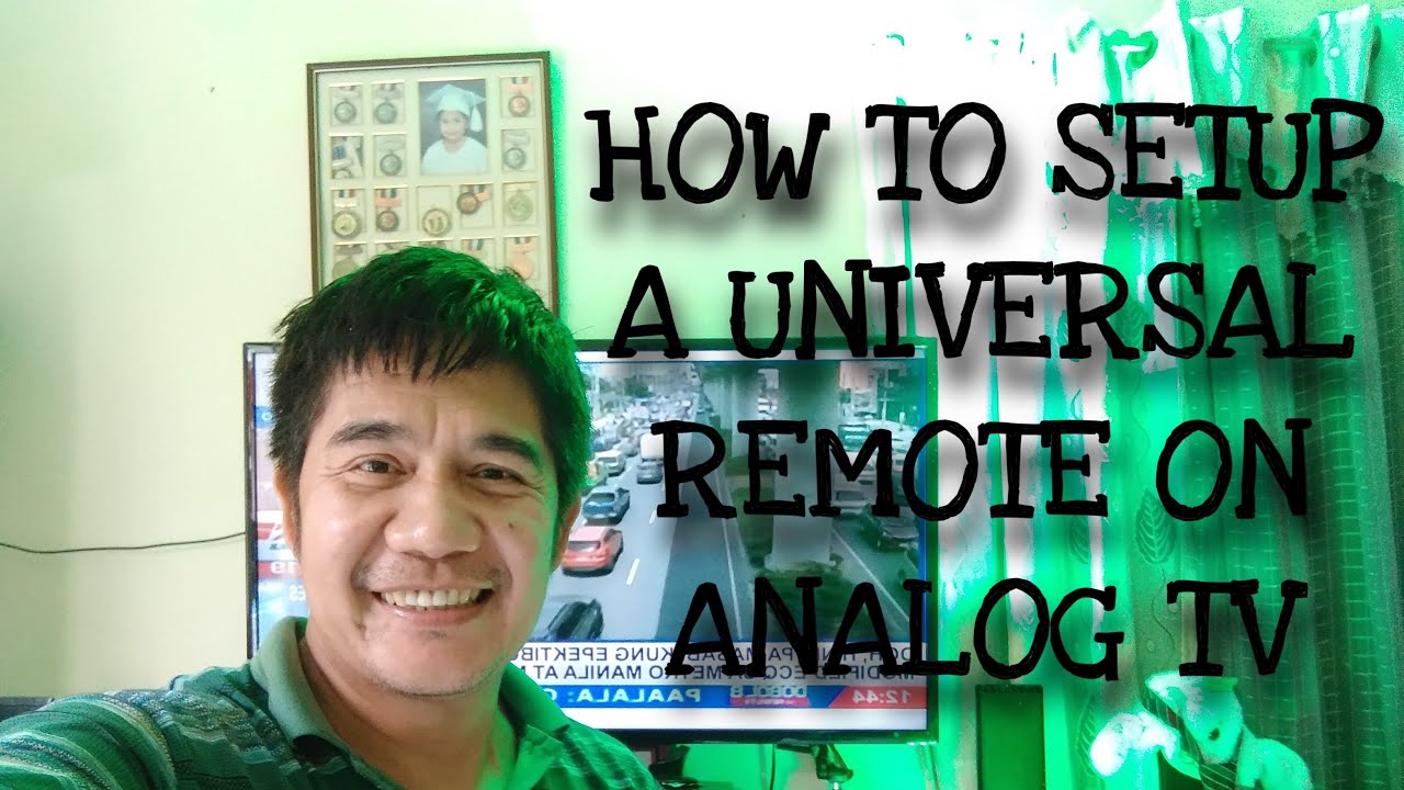 HOW TO SETUP A UNIVERSAL REMOTE ON ANALOG TV - YouTube