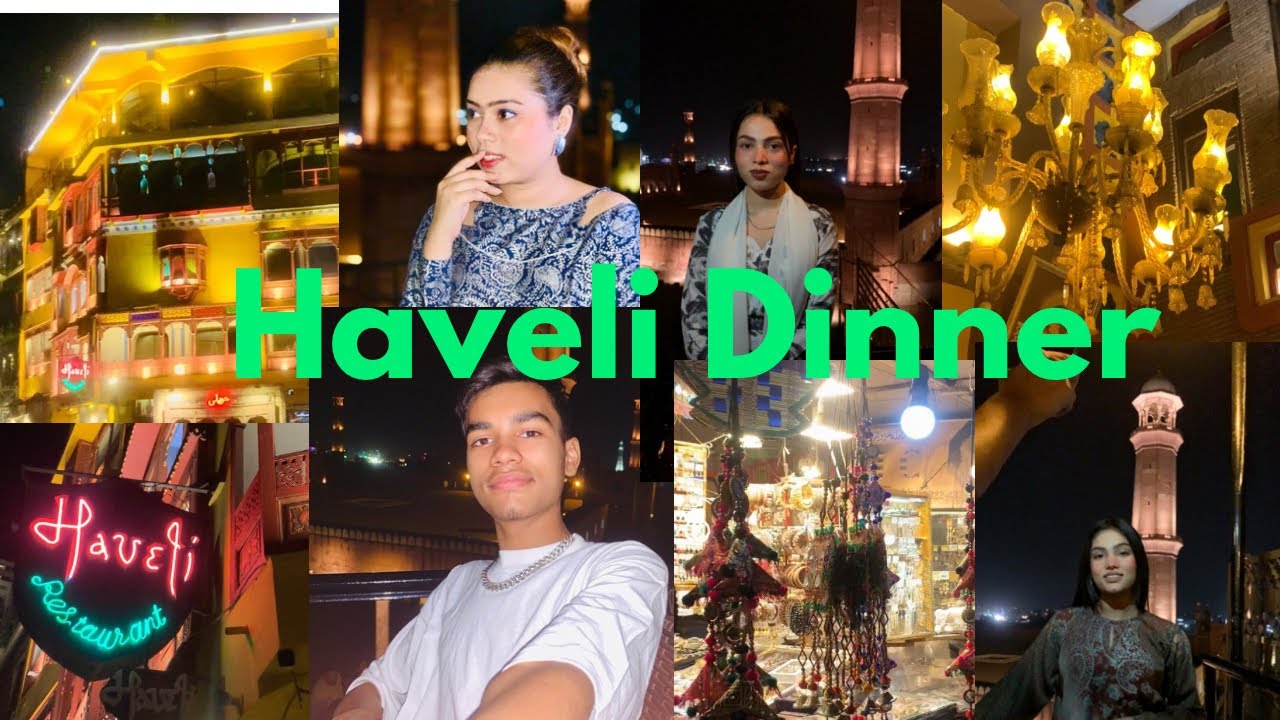 Under The Lahore Haveli Food Street Dinner | ⁠@7starfamily186 | - YouTube