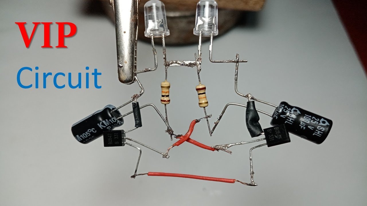 How to make simple vip circuit | LED circuit - YouTube